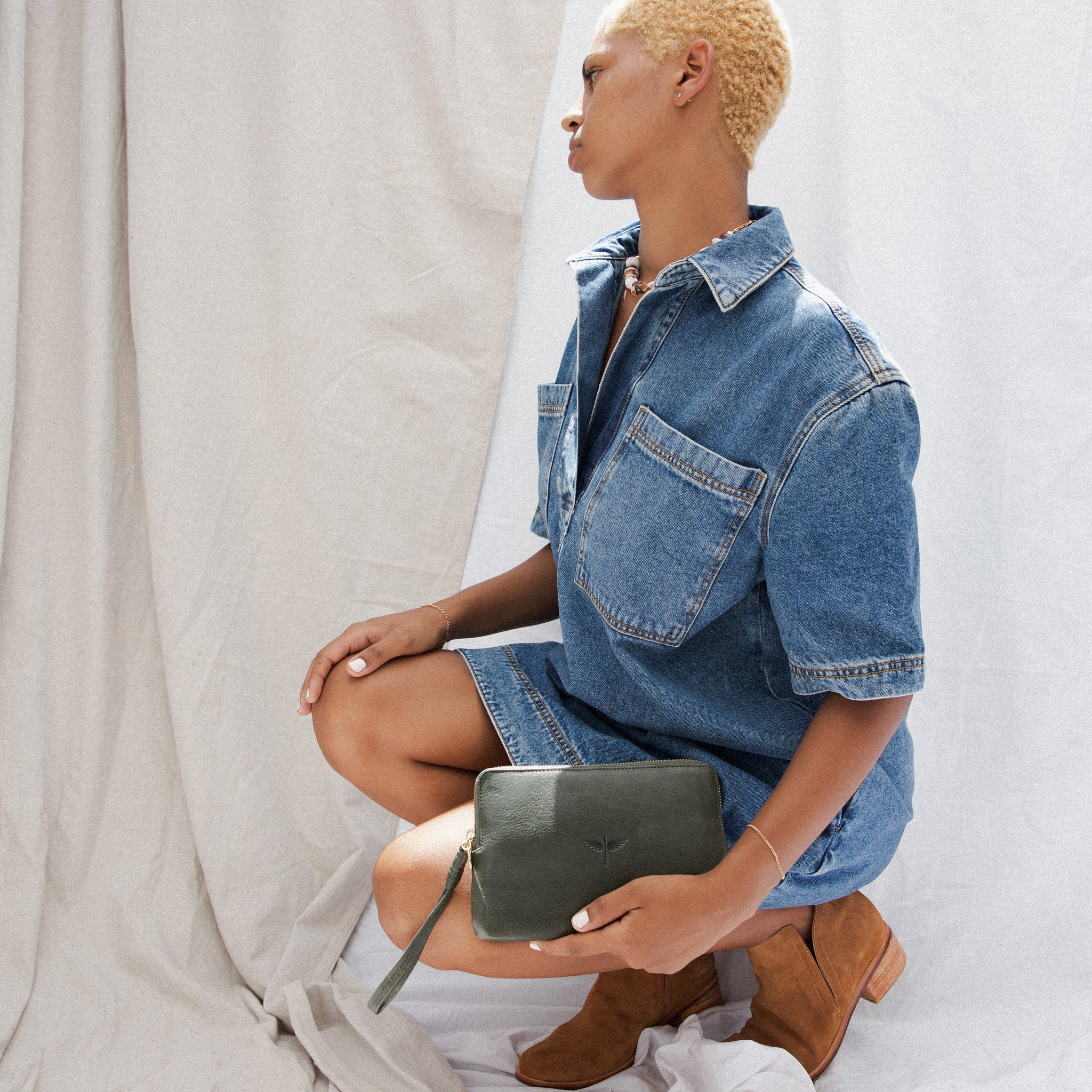 CLHEI Leather Pouch Wallet